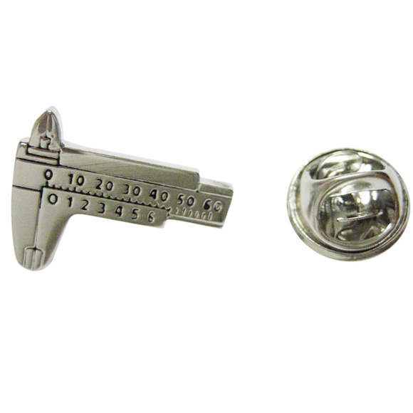 Kiola Designs | Accessories | Caliper Measuring Tool Lapel Pin | Poshmark
